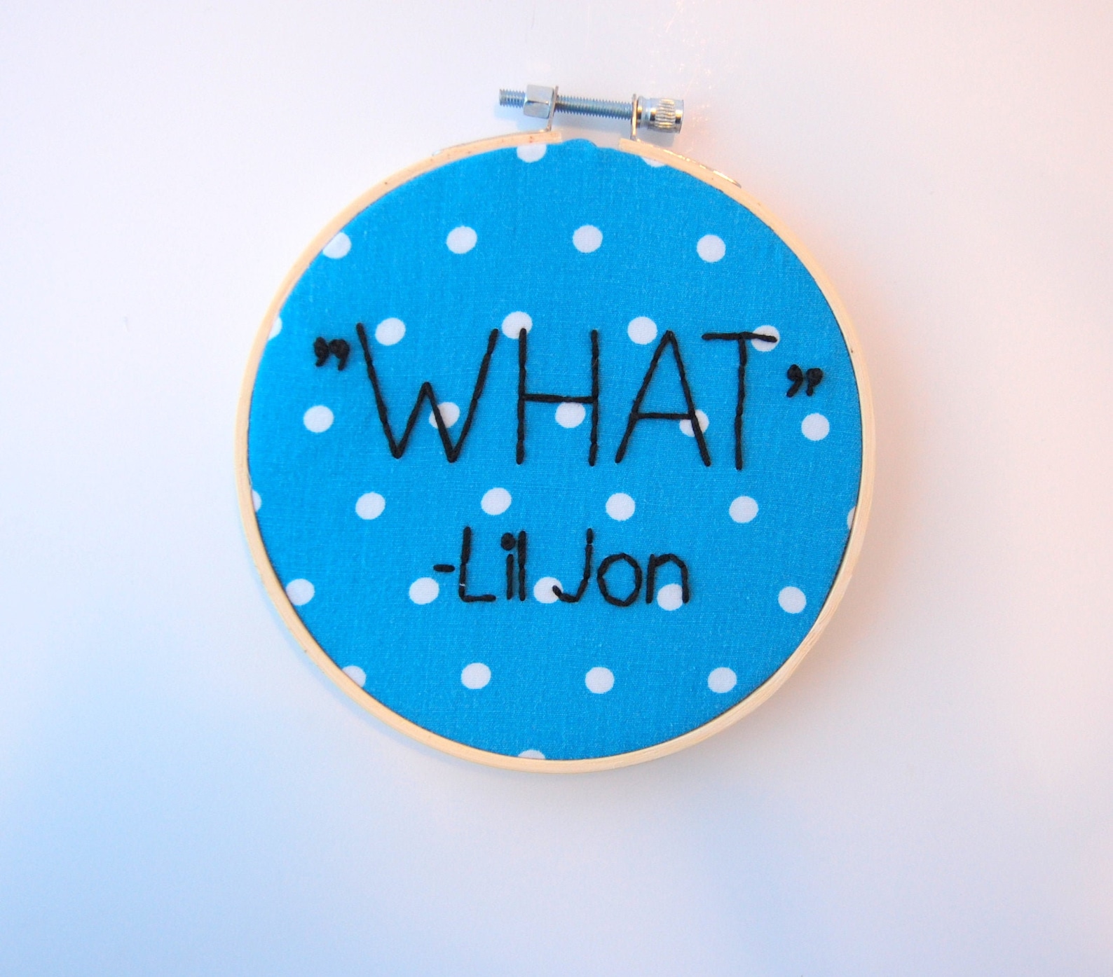 Hoop Art WHAT YEAH OKAY Rap Lyric Embroidery Hoop - Etsy