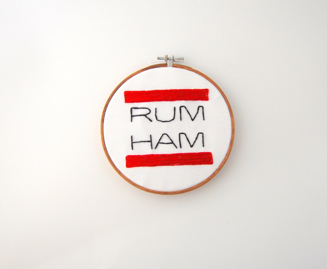Rum Ham Hoop Art Rum Ham Nightman Charlie Day Frank 6 - Etsy