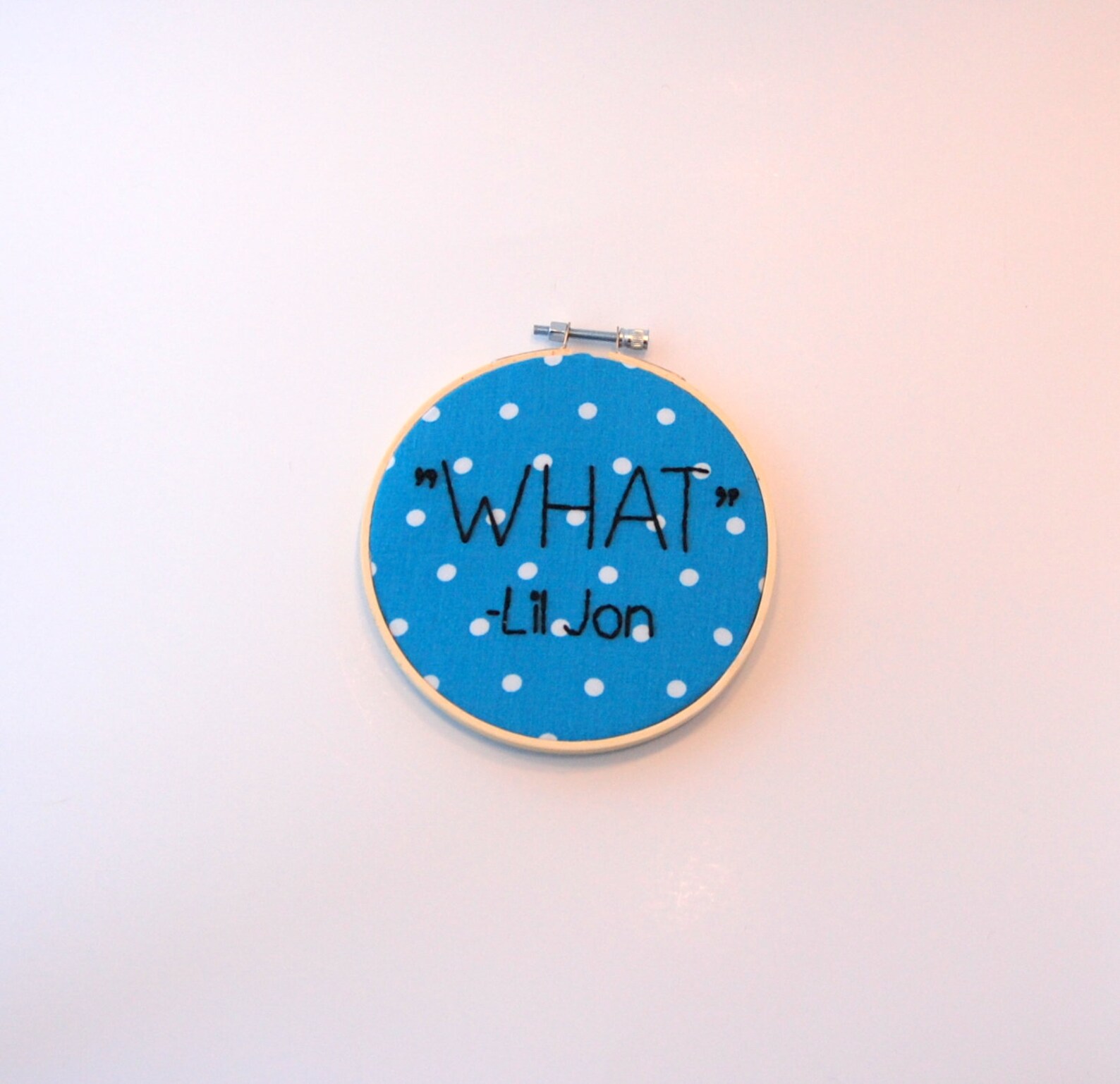 Hoop Art WHAT YEAH OKAY Rap Lyric Embroidery Hoop - Etsy
