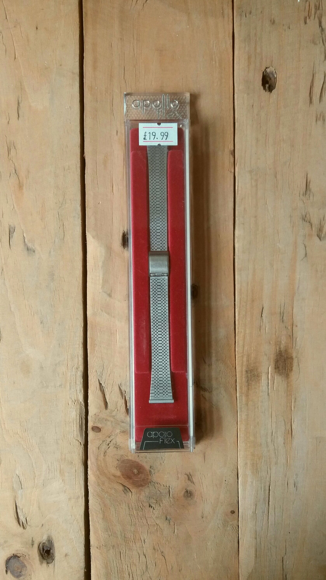 Vintage Apollo Flex Stainless Steel Bracelet Style Watch Strap 14 Mm ...