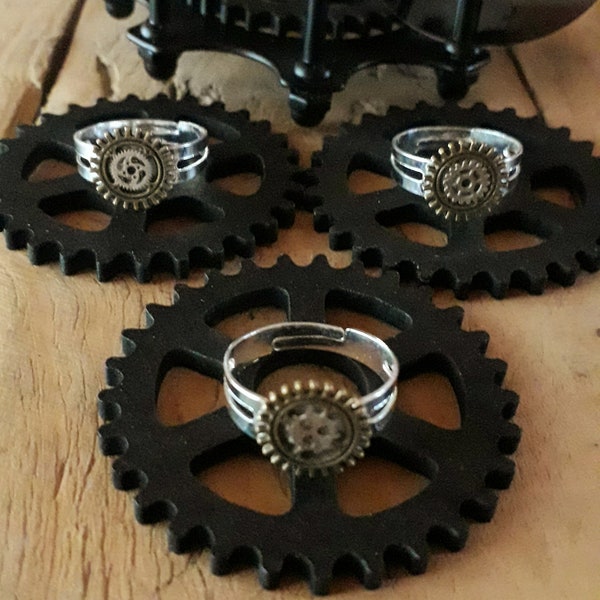 Cog Gear Ring - Etsy