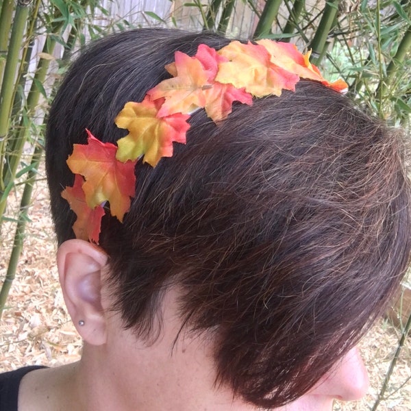 Leaf Headband - Etsy