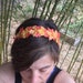 Fall Maple Leaf Crown, Fall Leaf Headband, Orange Leaf Crown, Autumn ...