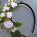 Pale Pink Rose Spray Flower Headband Rose Floral Crown With - Etsy