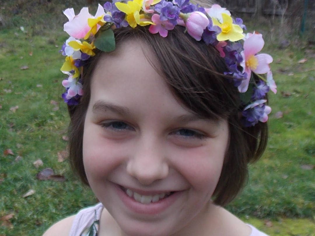 Spring Flower Crown, Spring Flower Headband, Pastel Floral Crown in ...