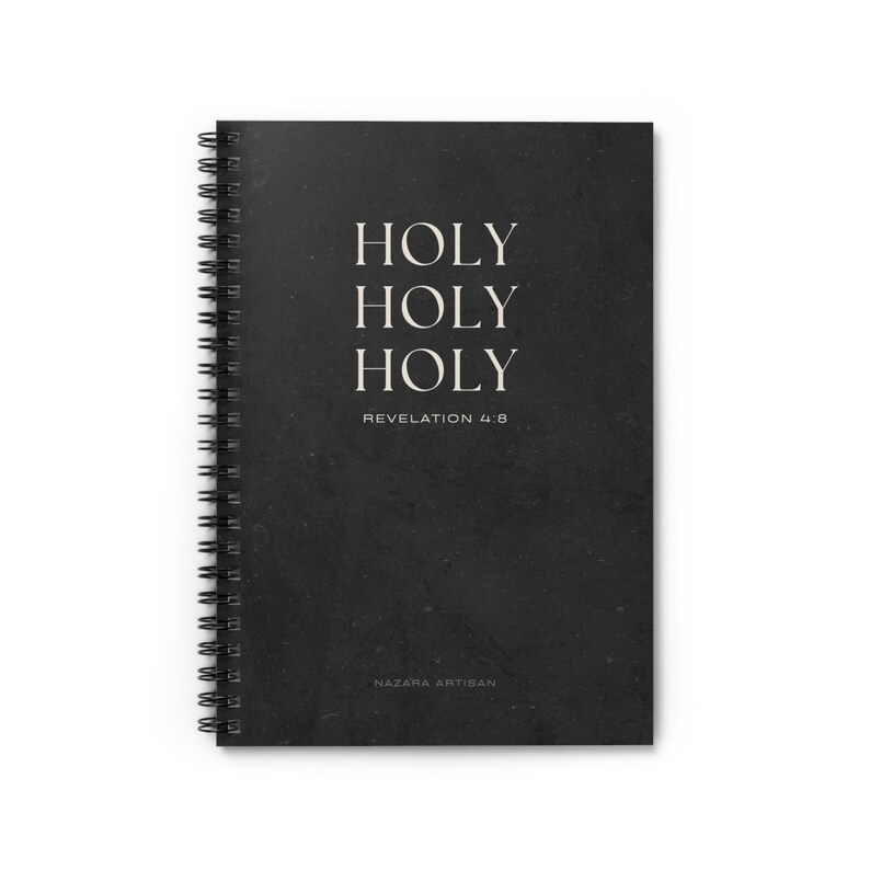 Christian Journal HOLY HOLY HOLY Bible Verse Sermon Church Notes ...