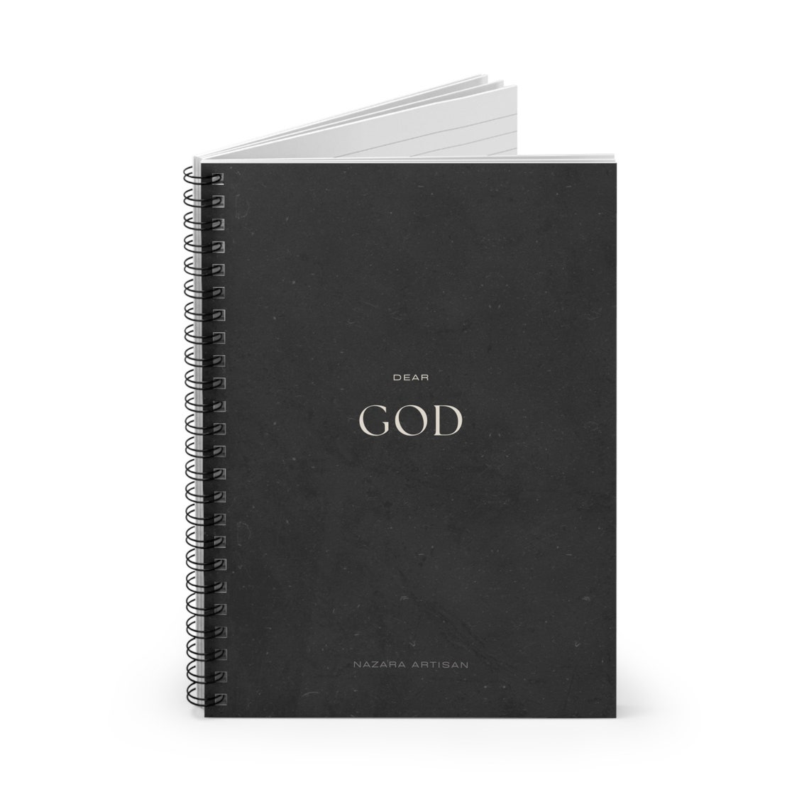 Christian Journal Dear God Religious Notebook for Men Spiral Notebook ...