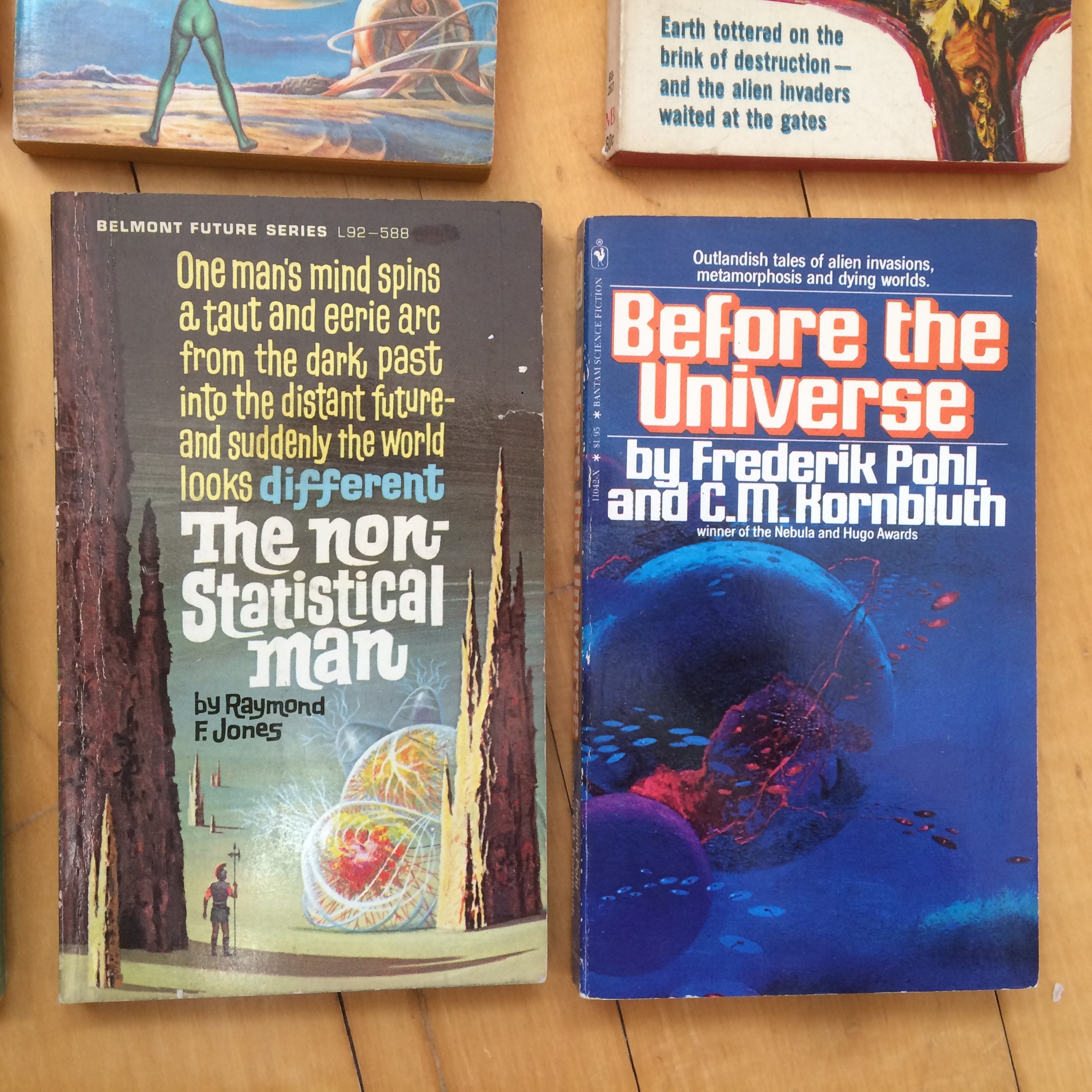 1960-70-80 Vintage Science Fiction, Paperback Books, 6 Popular Sci Fi ...