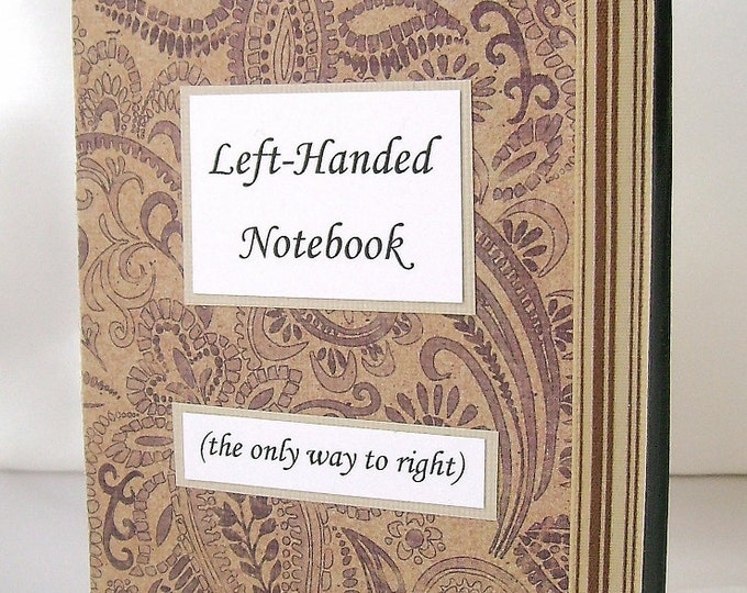 Lefty Note Book, Left Handed Notebook, Lefty Humor, Leftie Gift, Love a ...