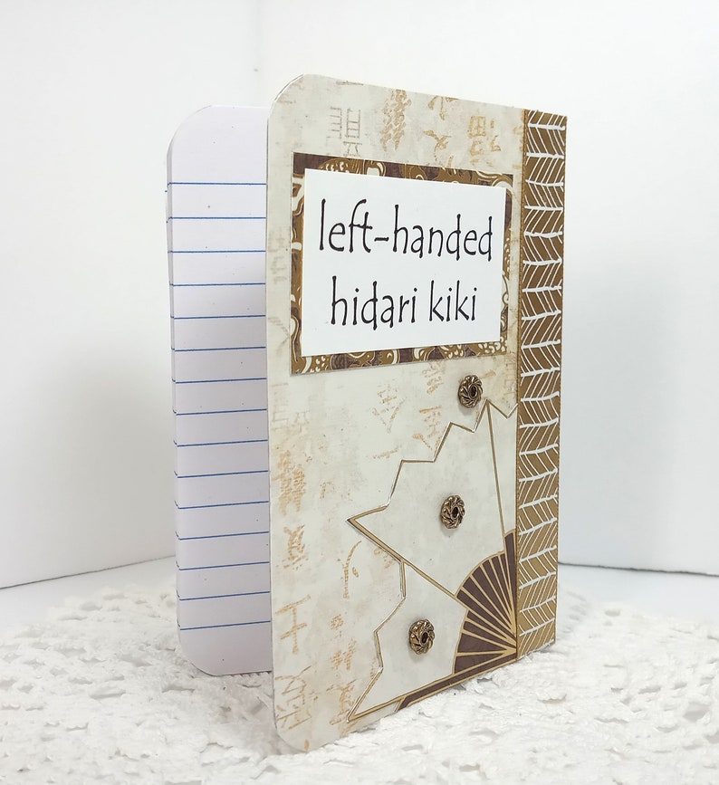 Asian Theme Lefty Notebook Left Handed Notebook Oriental - Etsy