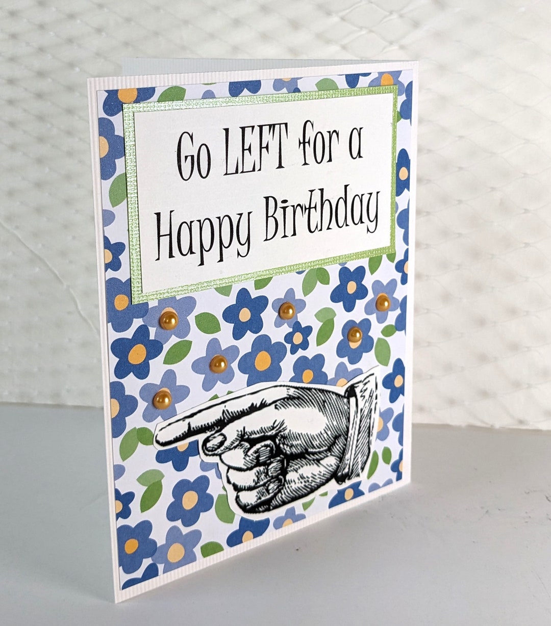 Left Handed Birthday Card, Lefty Birthday Card, Leftie Greeting Card ...