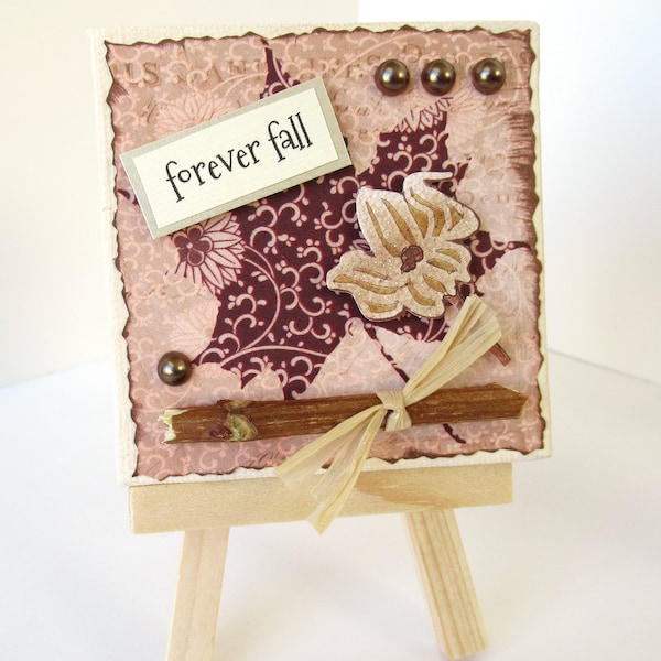 Fall Mixed Media Canvas - Etsy