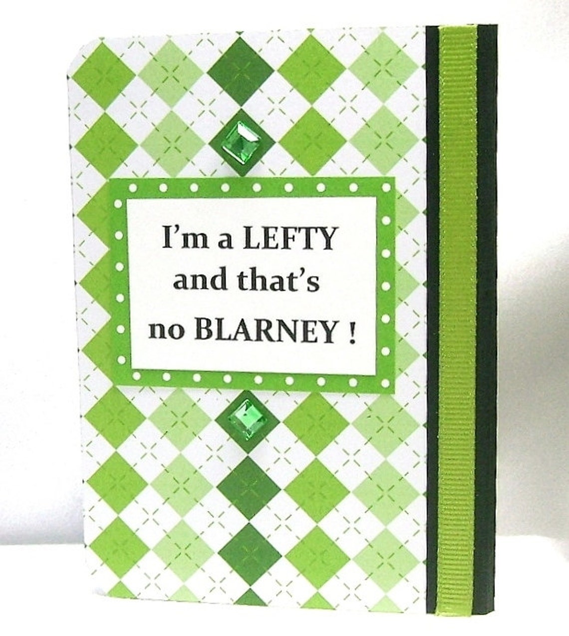 Irish note book Left handed notebook No blarney Ireland | Etsy
