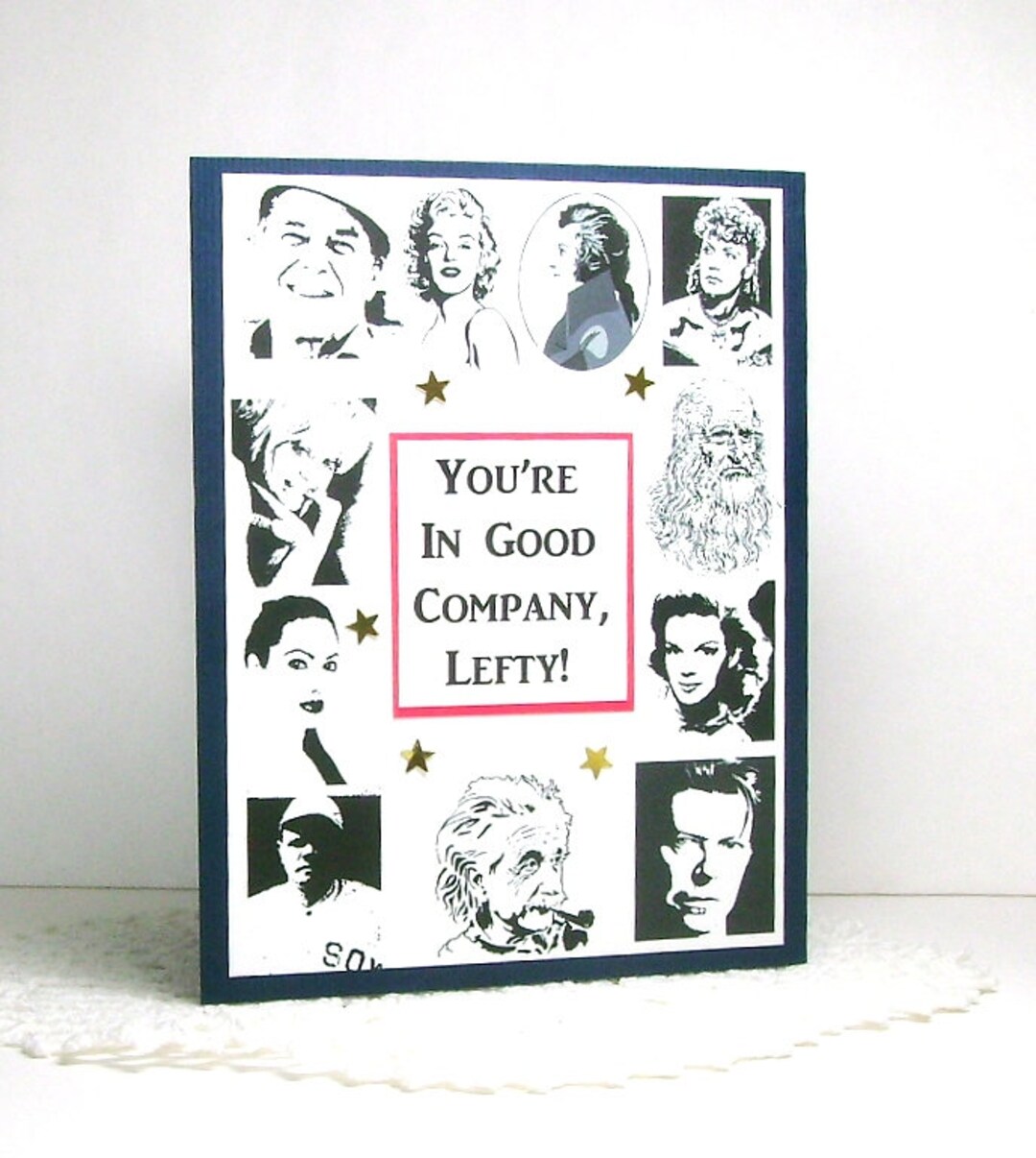 Funny Left-handed Birthday Card: Famous Lefties Design - Etsy