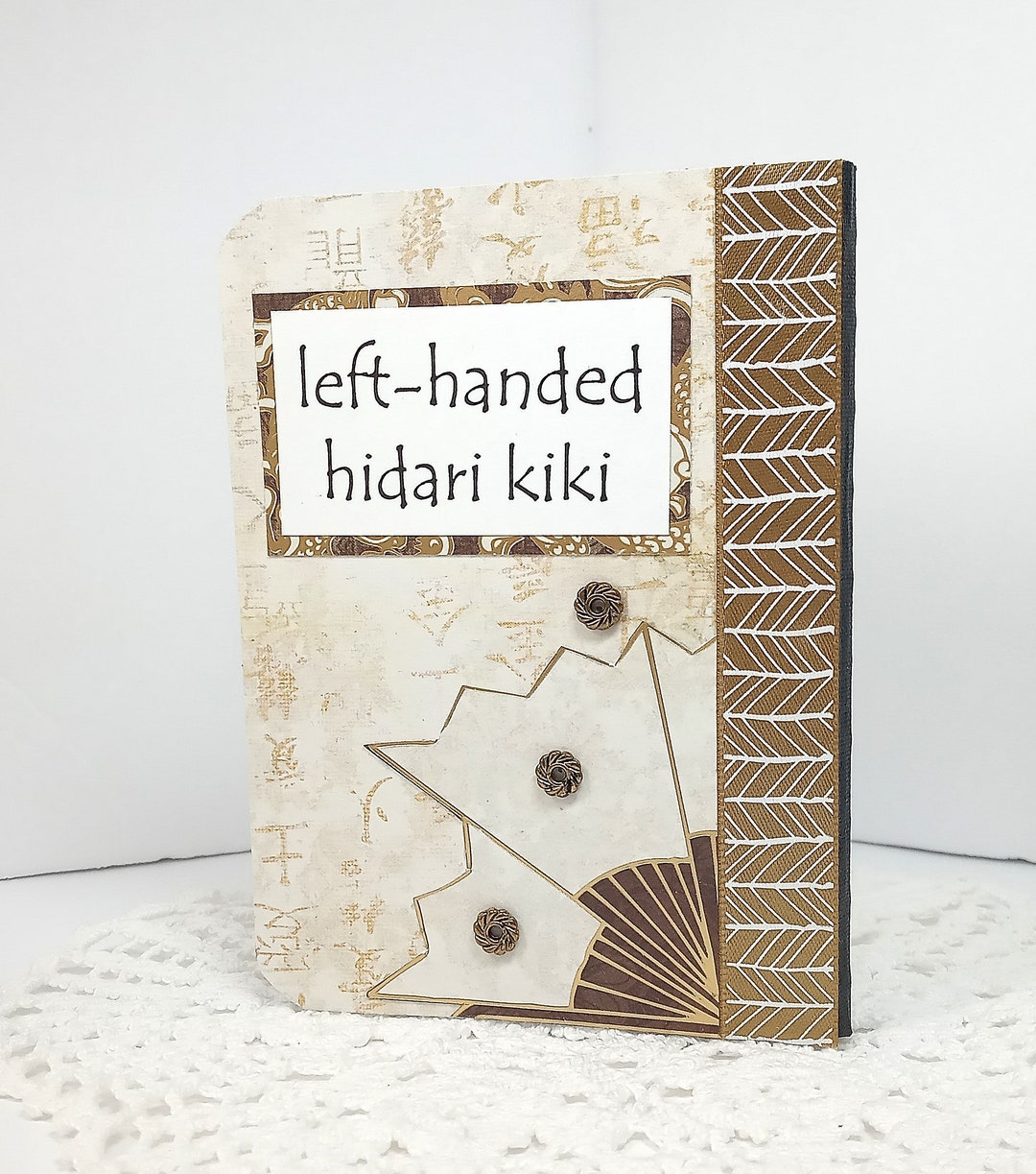 Asian Theme Lefty Notebook, Left Handed Notebook, Oriental Pattern ...