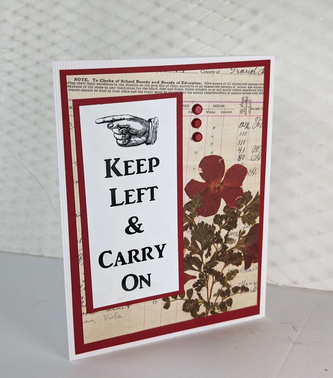 Lefty Birthday Card, Left-handed Card, Keep Left & Carry On, Leftie ...