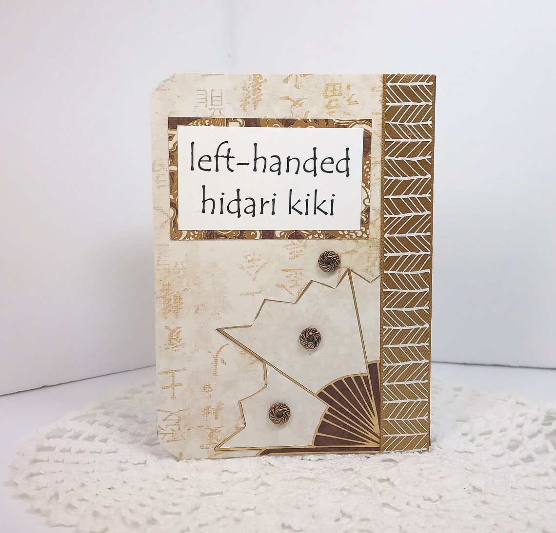 Asian Theme Lefty Notebook Left Handed Notebook Oriental - Etsy