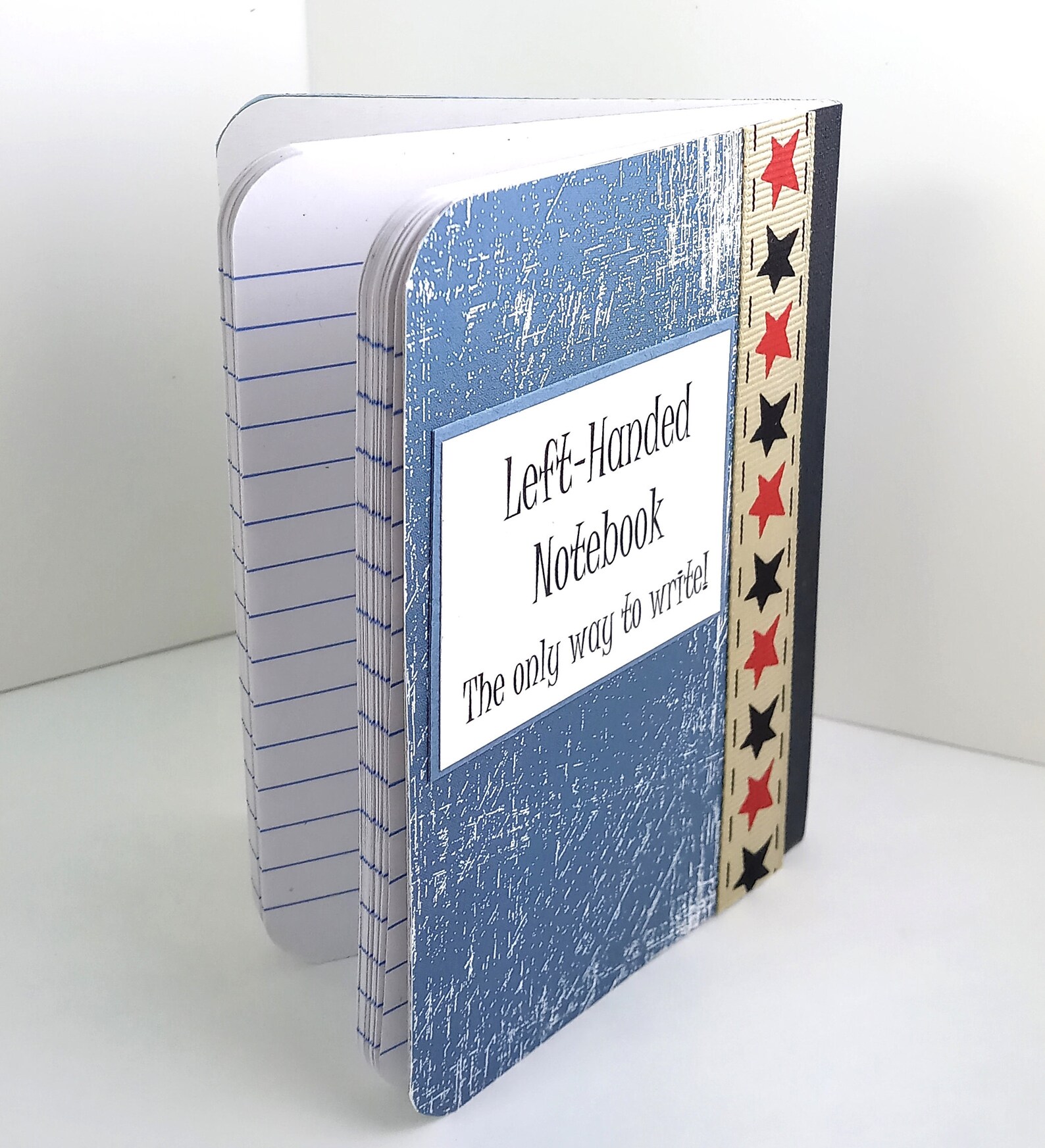 Lefty notebook Mini left handed notebook Pocket size notes | Etsy