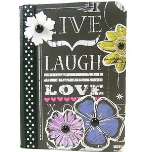 Chalkboard Note Book Pocket Notebook Mini Notes Live Laugh - Etsy