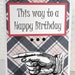 Left Handed Birthday Card, Lefty Birthday Card, Leftie Greeting Card ...