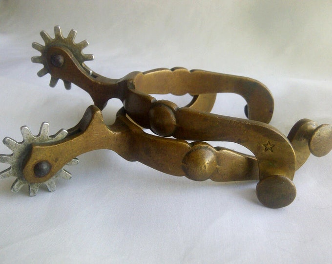 Vintage Buermann Marked Cowboy Spurs - Etsy