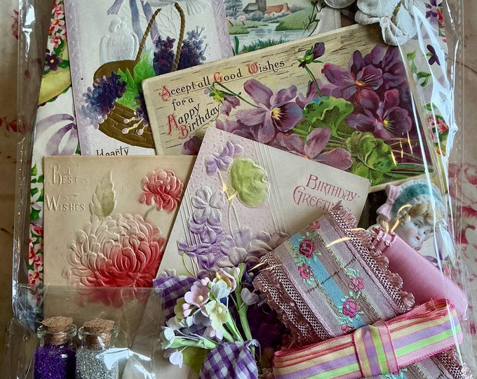 Large Grab Bags of Vintage Paper Ephemera and This and That - Etsy