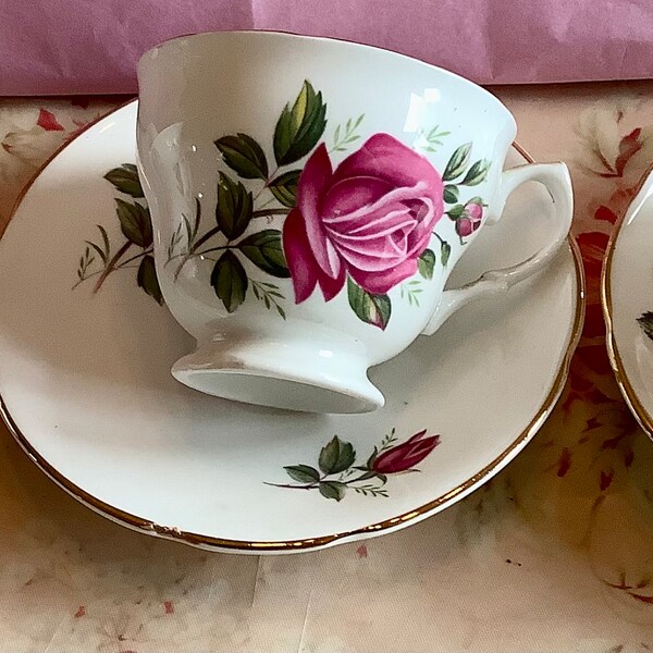 Rose Pattern China - Etsy
