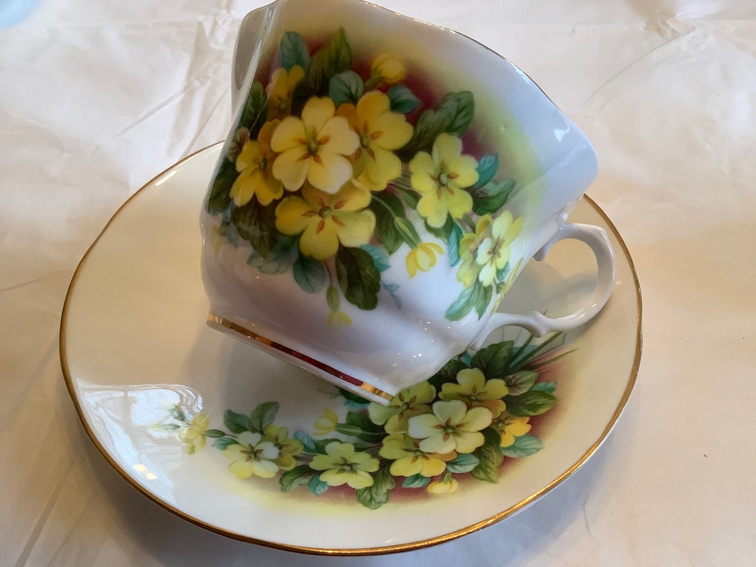 Choice of 1 Vintage Flower Pattern Bone China Cup and Saucer - Etsy
