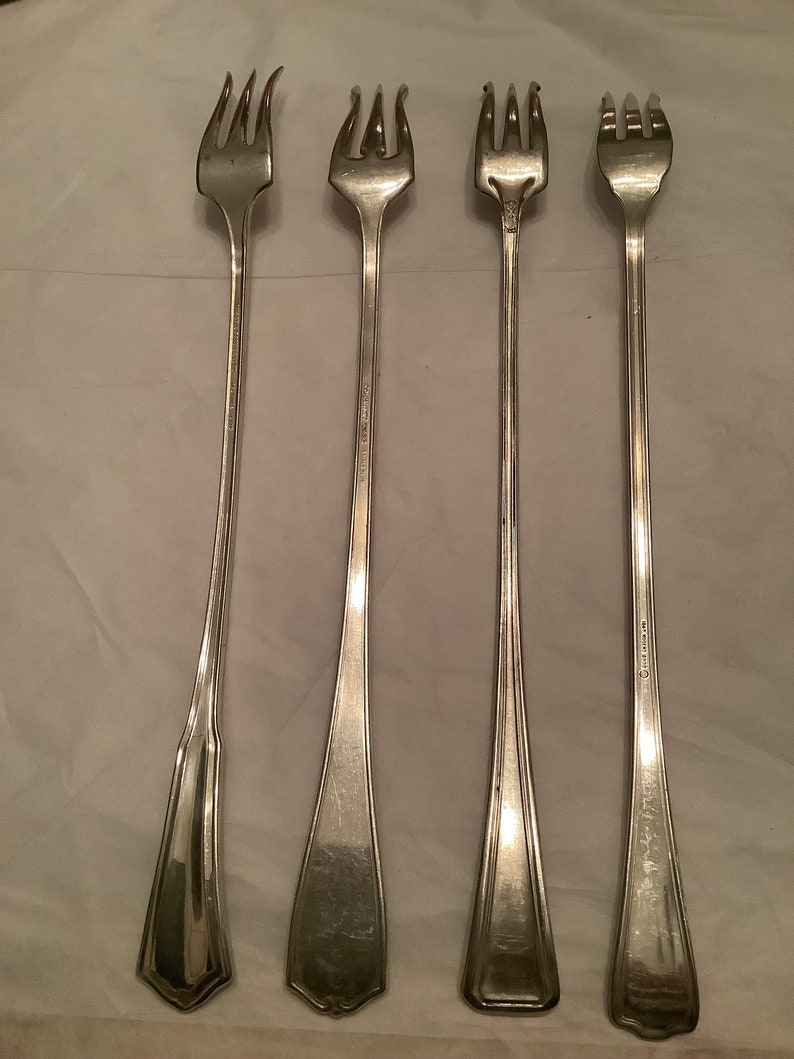 Choice of 1 Vintage Silverplate Long Handle Pickle Fork - Etsy