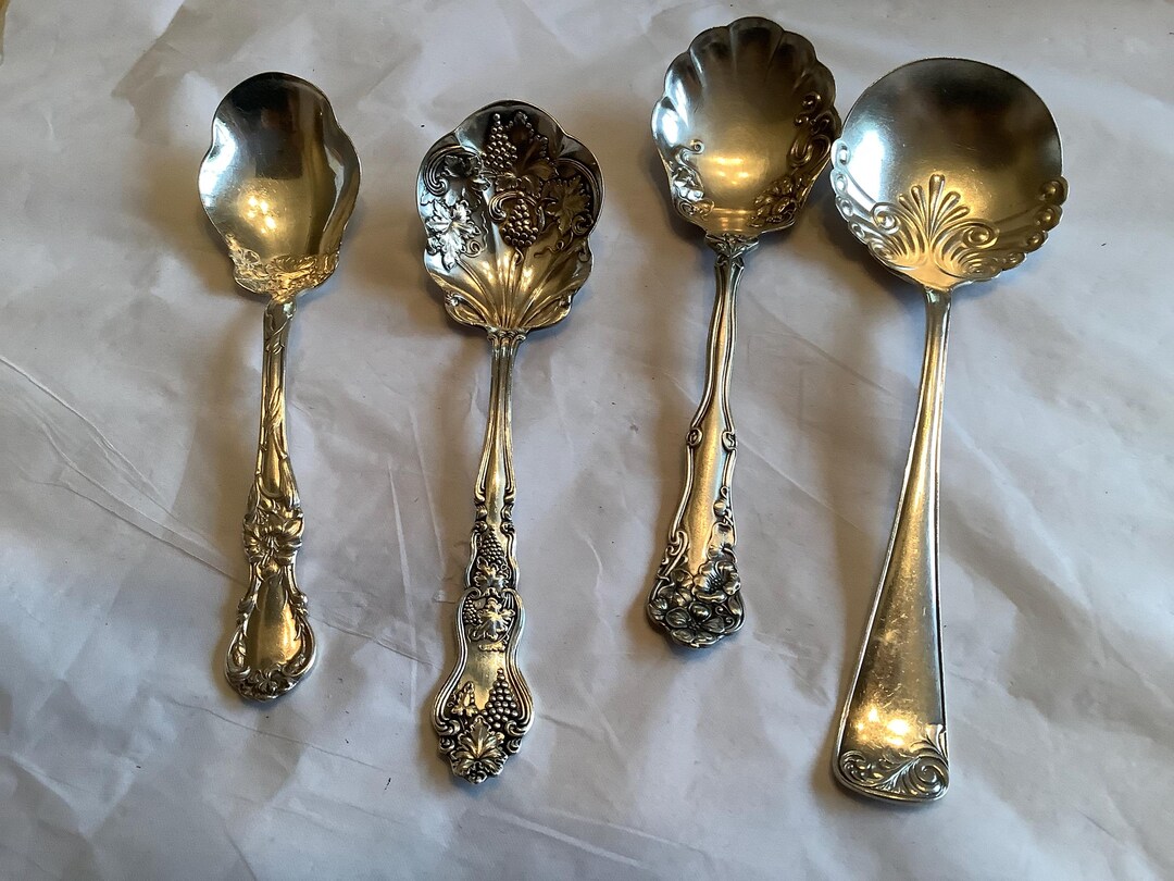 Choice of 1 Vintage Silverplate Sugar Spoon - Etsy