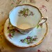 Vintage Rosina Bone China Flower Pattern Cup and Saucer - Etsy
