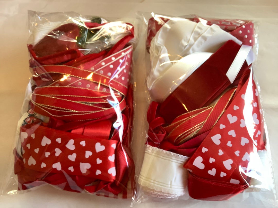 2 Grab Bags of Vintage Ribbon and This and That - Etsy