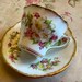 Vintage Rosina Bone China Flower Pattern Cup and Saucer - Etsy