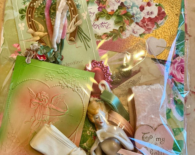 Large Grab Bags of Vintage Paper Ephemera and This and That - Etsy