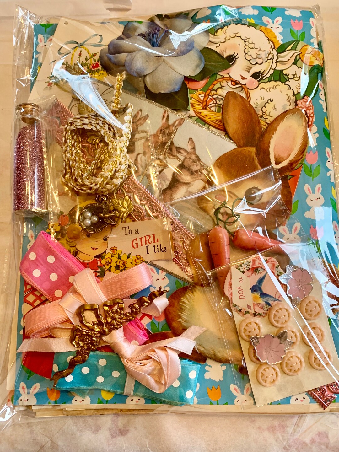 Large Grab Bags of Vintage Ephemera, Paper and This and That Easter - Etsy