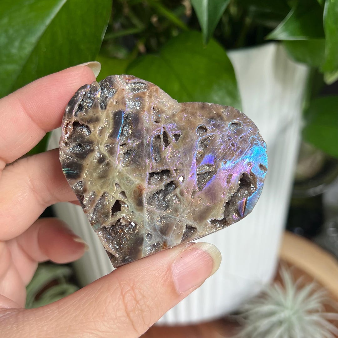 Aura Sphalerite Heart - Etsy