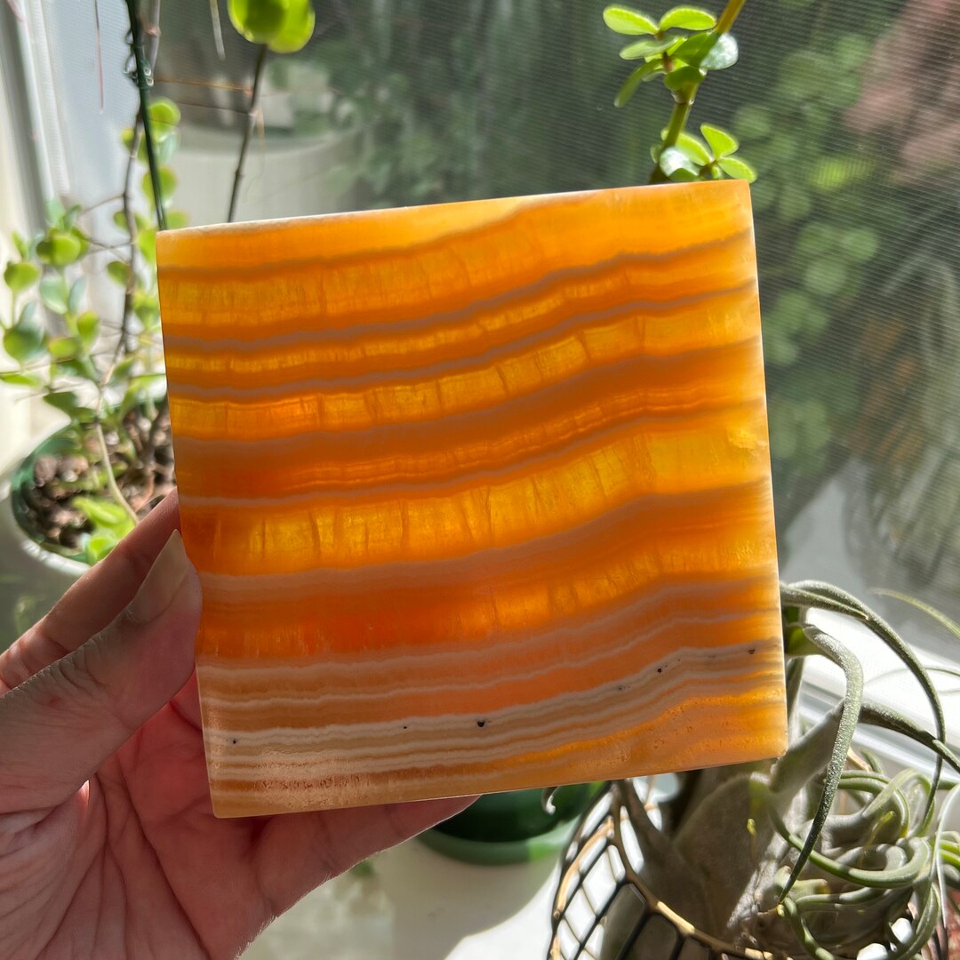 Orange Calcite Slab - Etsy