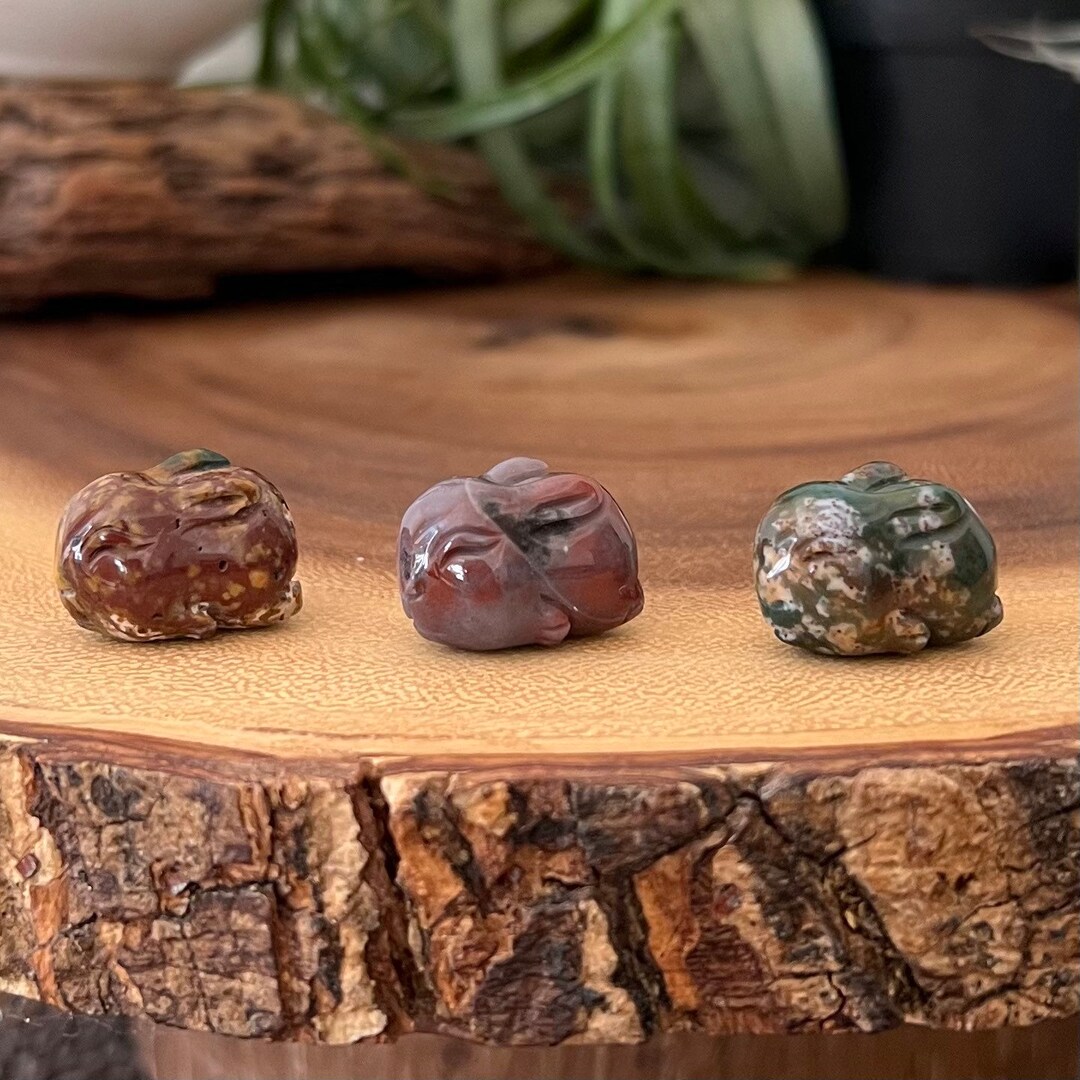 You Choose / Mini Ocean Jasper Bunny Rabbit - Etsy