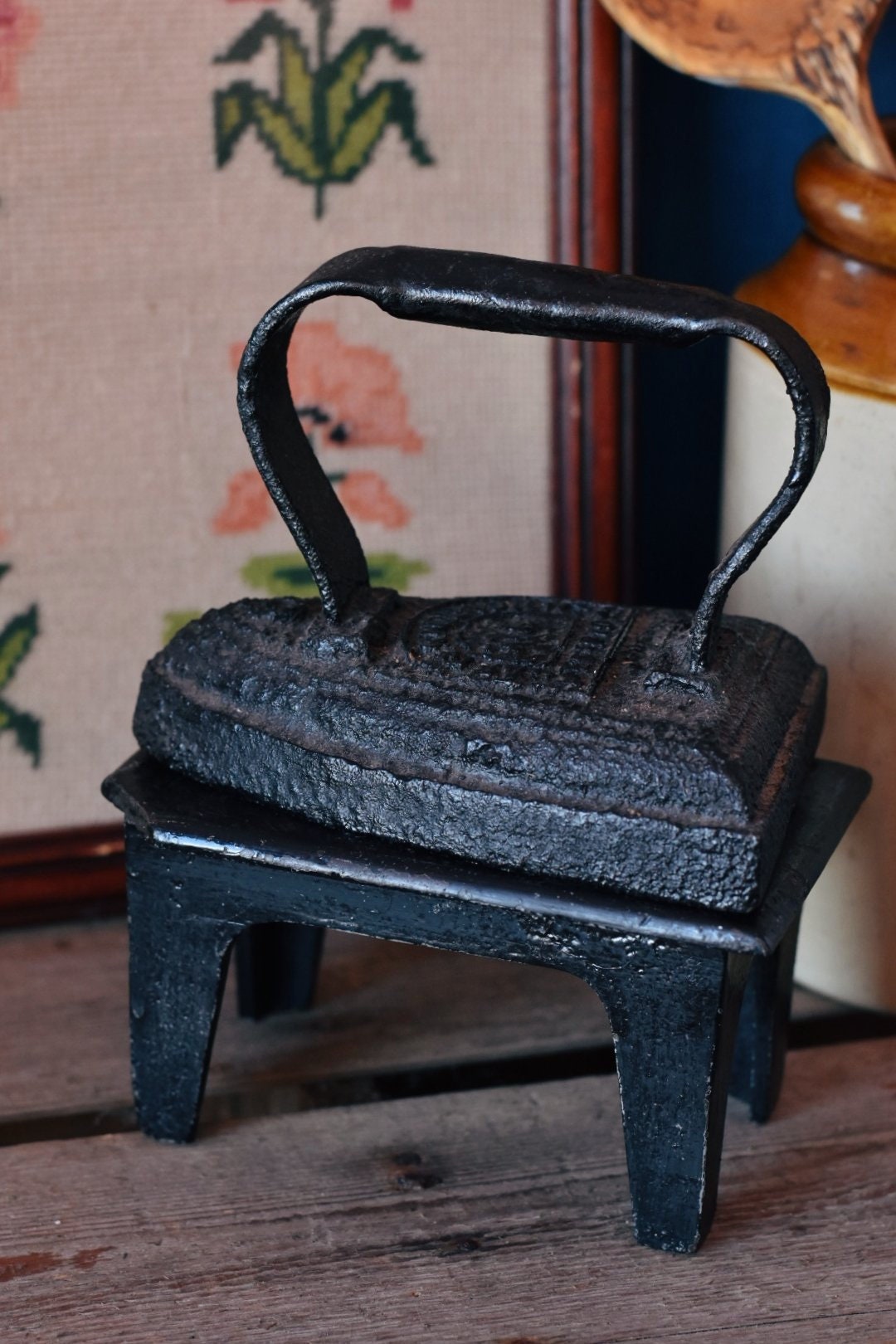 Antique Cast Iron Flat Sad Iron - Etsy