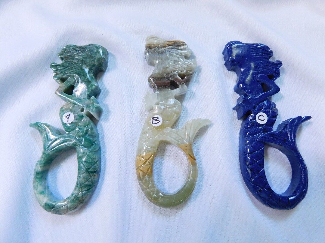 Beautiful Hand Carved Mermaids - Etsy