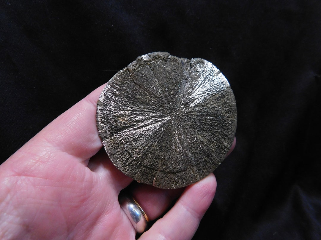 Sparkly pyrite sun from IL pyrite disk - Etsy 日本
