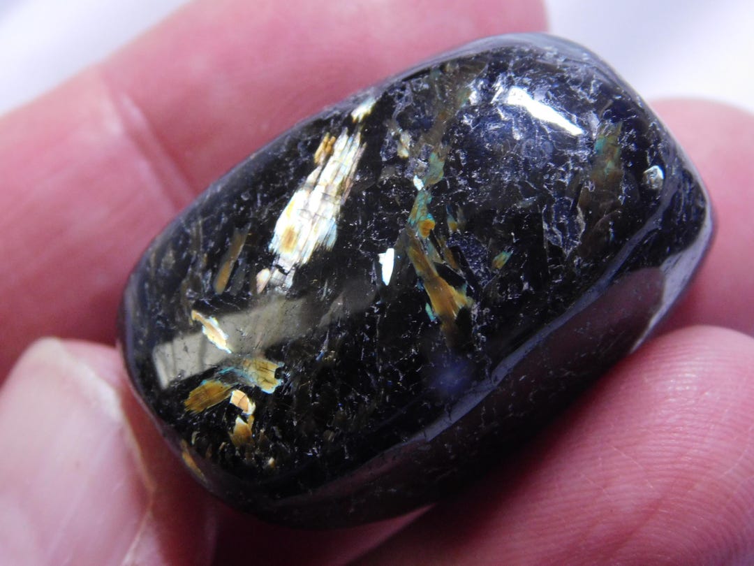 AUTHENTIC Tumbled Nuummite From Greenland ~ 3 Sizes Available - Etsy