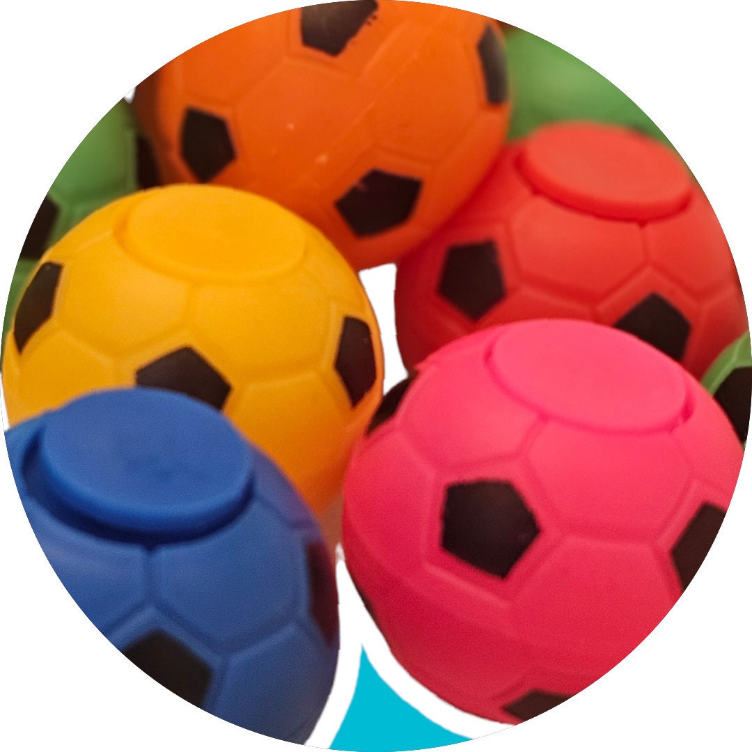 25 Spinner Soccer Balls - Party Favor - Kid - Fidget - Etsy