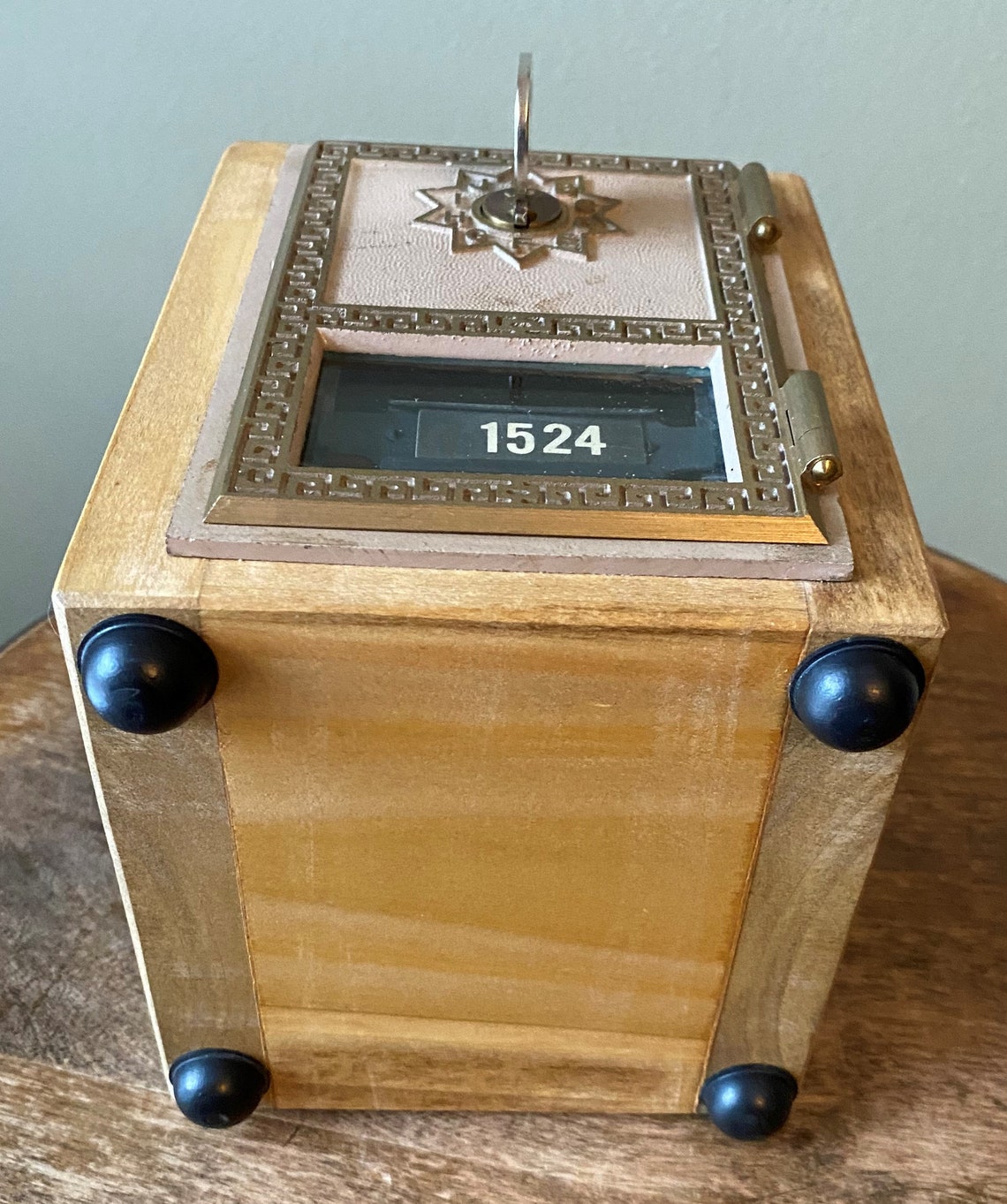 Vintage Lockable Wooden Post Office Box Bank, Storage, Display Piece - Etsy