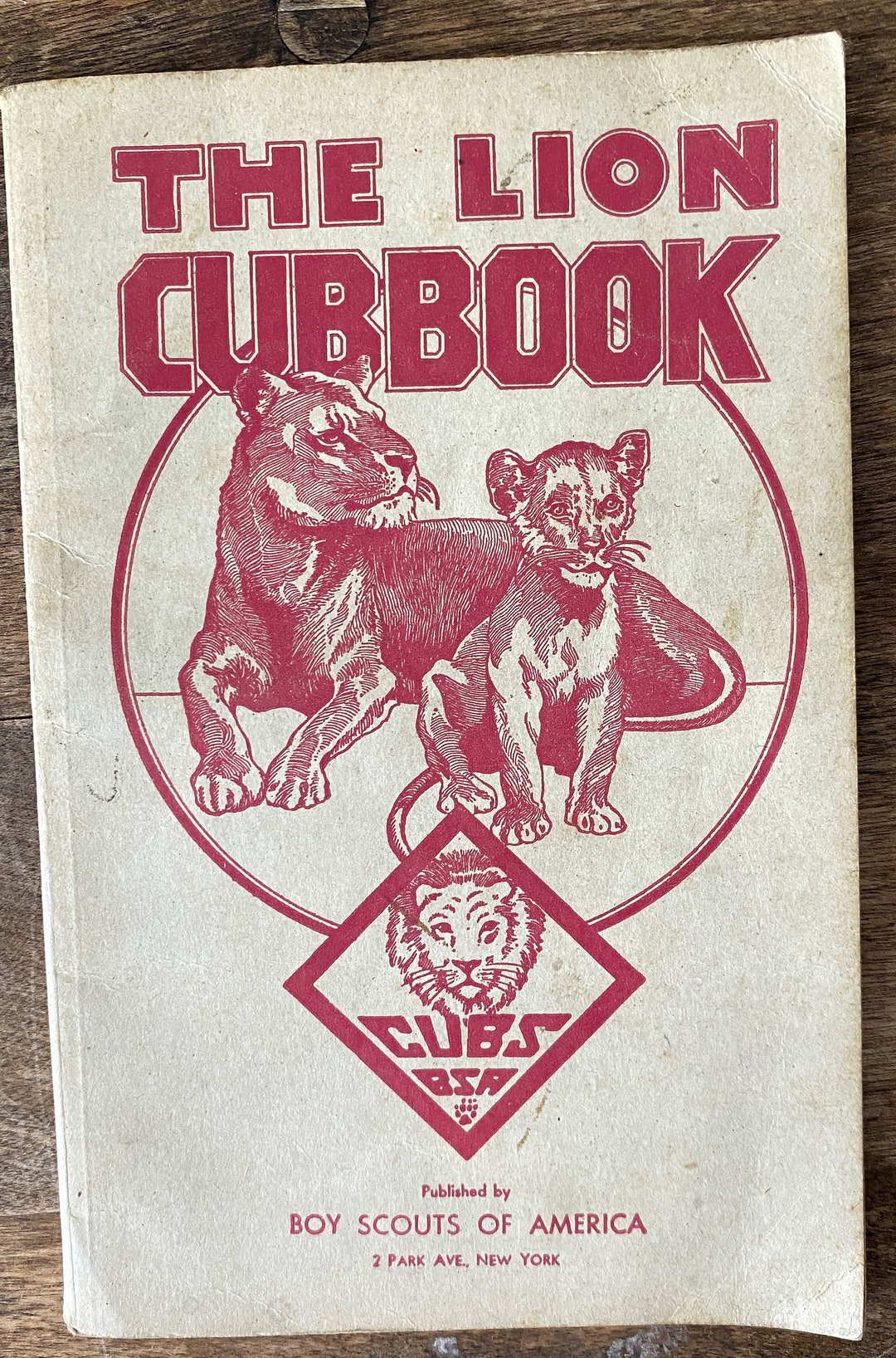 1943 Lion Cub Book Cubs BSA Boy Scouts of America - Etsy