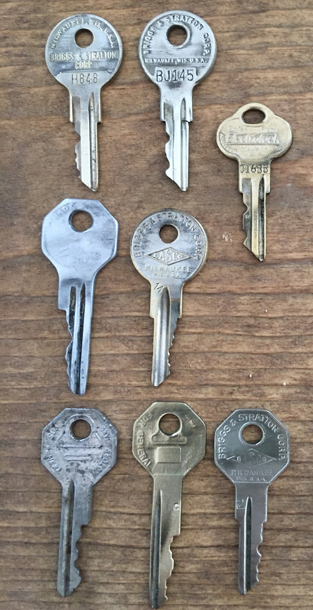 Lot of 8 Assorted Vintage Briggs & Stratton Keys - Etsy