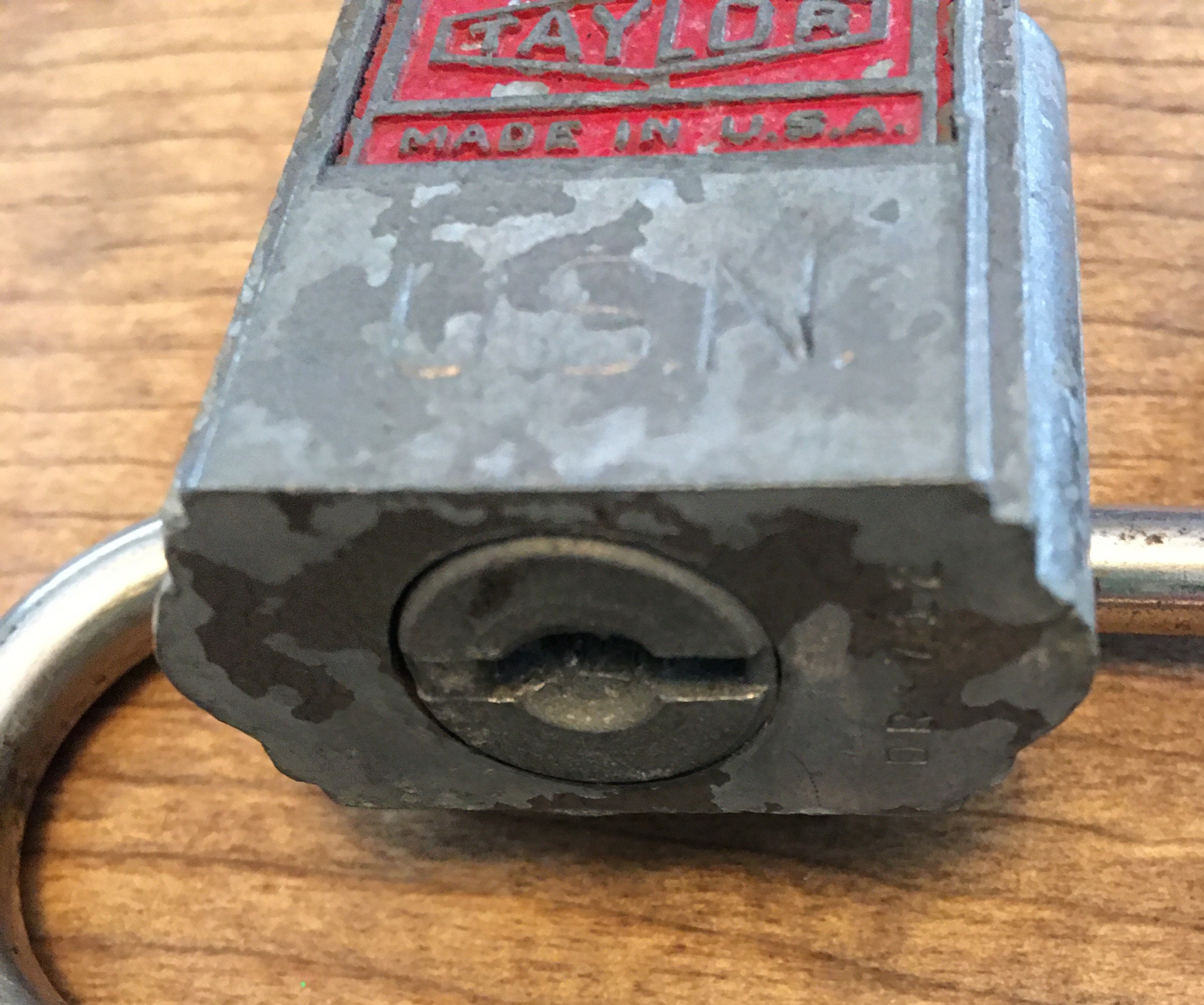 Vintage Taylor Padlock U.S.N. No Keys - Etsy