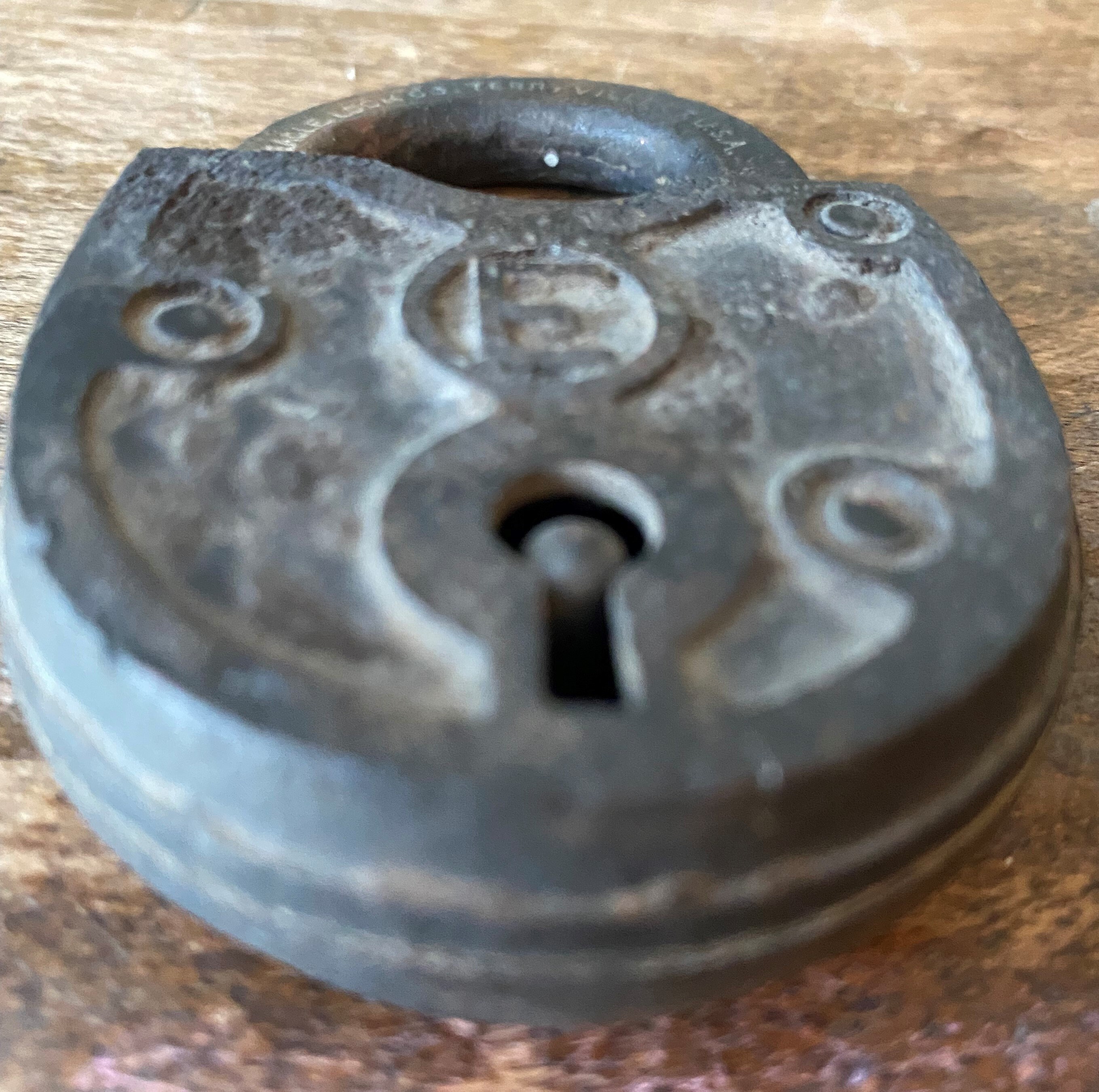 Vintage Eagle Padlock No Keys - Etsy