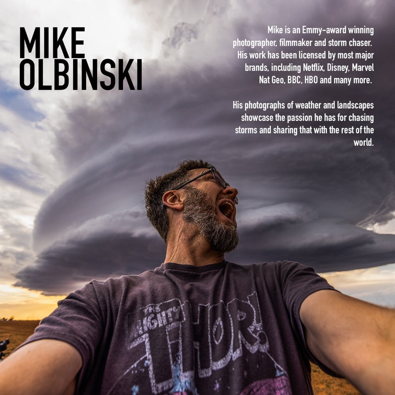 Saguaro Supercell Monsoon Print | Tucson Supercell Poster, Arizona ...