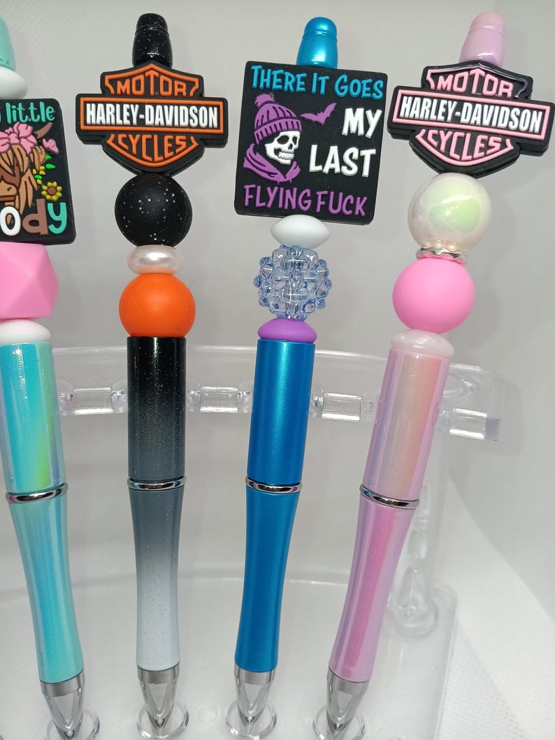 Custom Beaded Pens Harley Motorcycle - Etsy